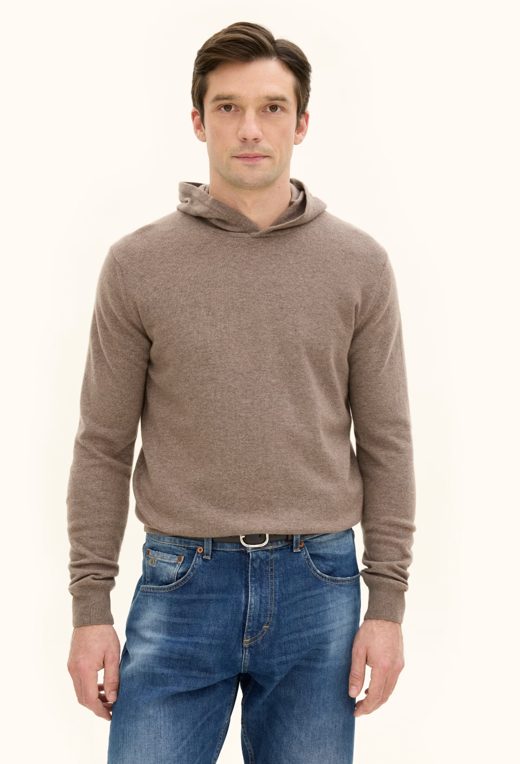 Pascal Hoodie Walnut Beige | Oscar Jacobson | Kolbotn Klær